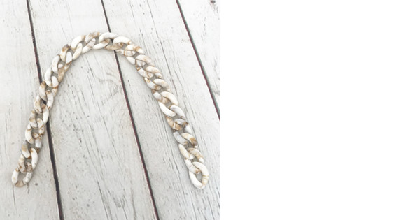 Freddo acrylic chainlet, 21 mm | Raffia Kyiv