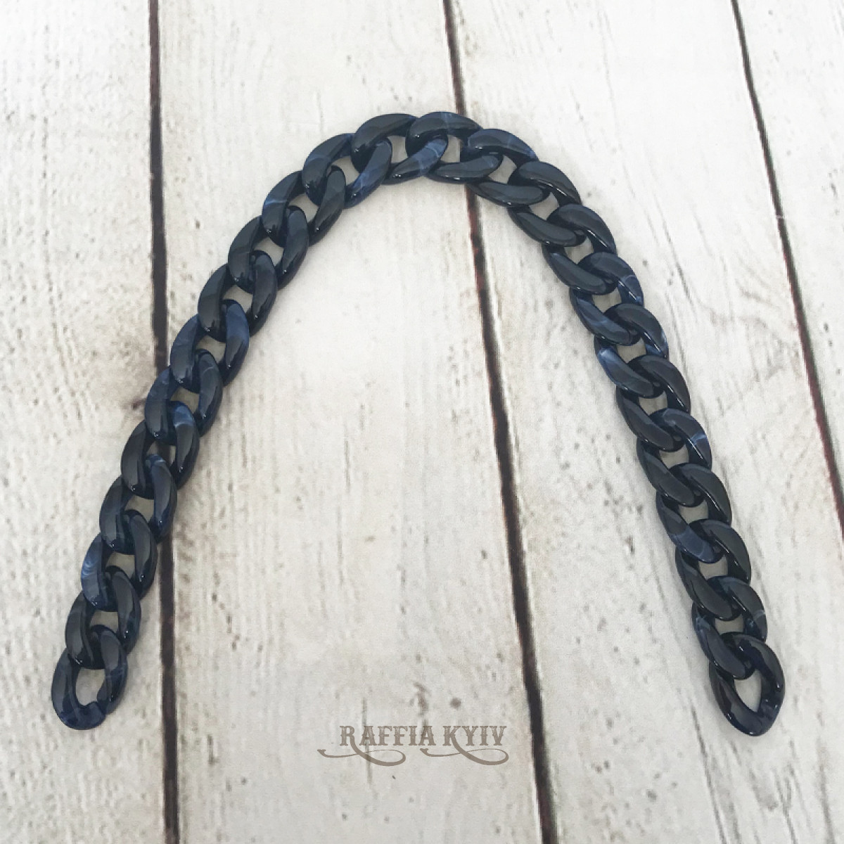 Sapphire acrylic chainlet, 21 mm buy in Kyiv | Raffia Kyiv