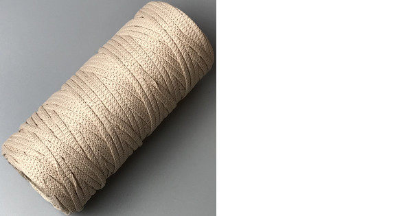 Powder polyester cord, 4 mm soft | Raffia Kyiv