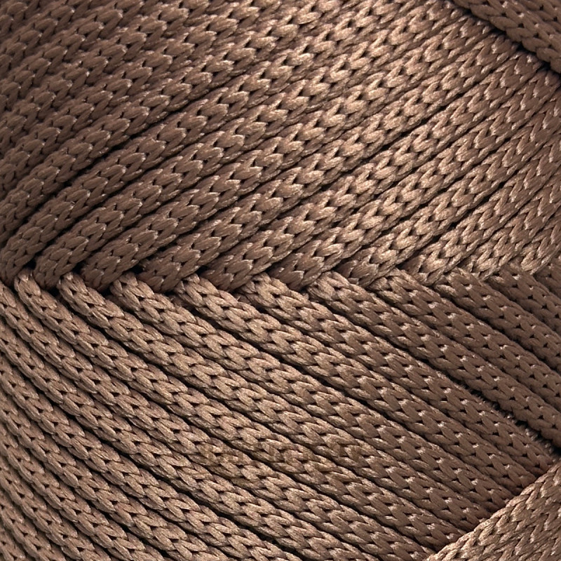 3.5 mm Milk Chocolate polyester cord buy in Kyiv | Raffia Kyiv