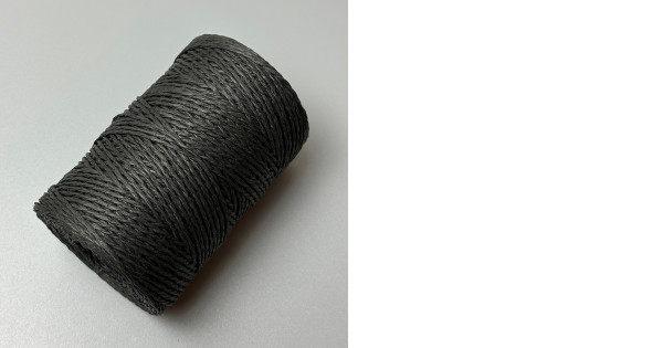 Black кручена рафія, 100 г | Raffia Kyiv